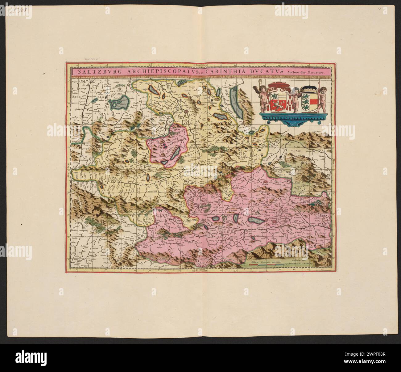 Map of salzburg hi-res stock photography and images - Alamy
