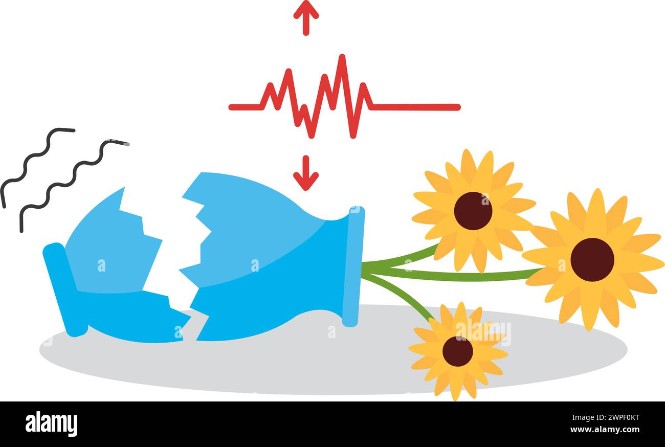 earthquake material damage isolated Stock Vector Image & Art - Alamy
