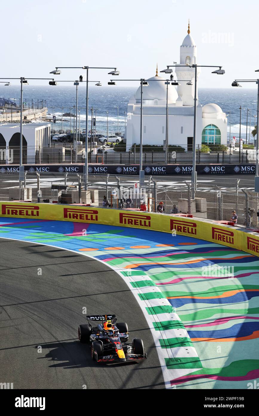 Jeddah, Saudi Arabia. 07th Mar, 2024. Sergio Perez (MEX) Red Bull ...