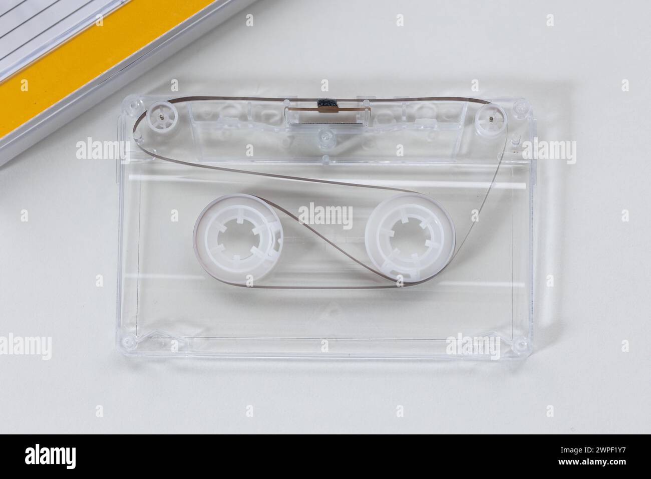Tape loop, DIY your own tape loop, old style cassette Stock Photo - Alamy