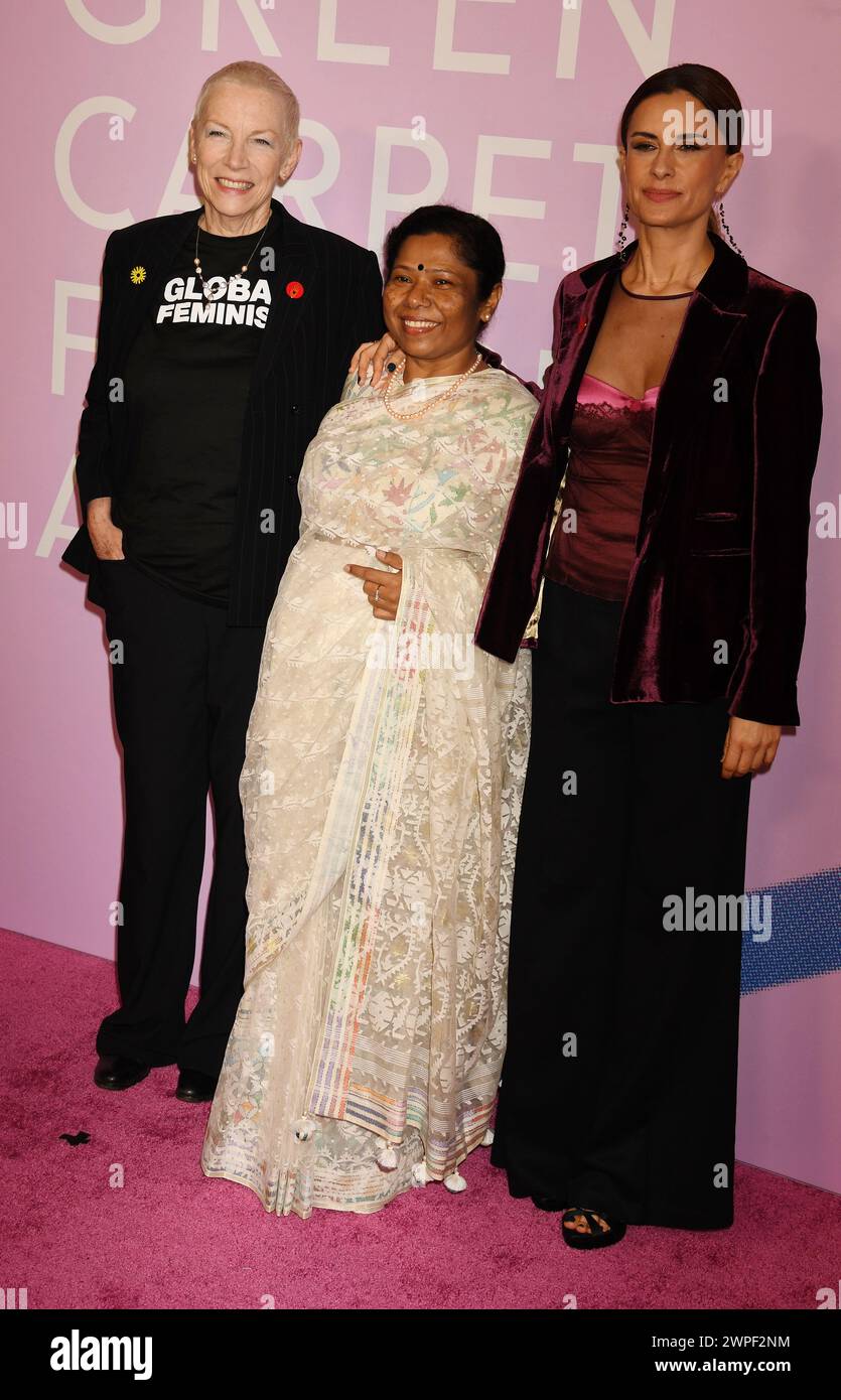 WEST HOLLYWOOD, CALIFORNIA - MARCH 06: (L-R) Annie Lennox, Kalpona ...
