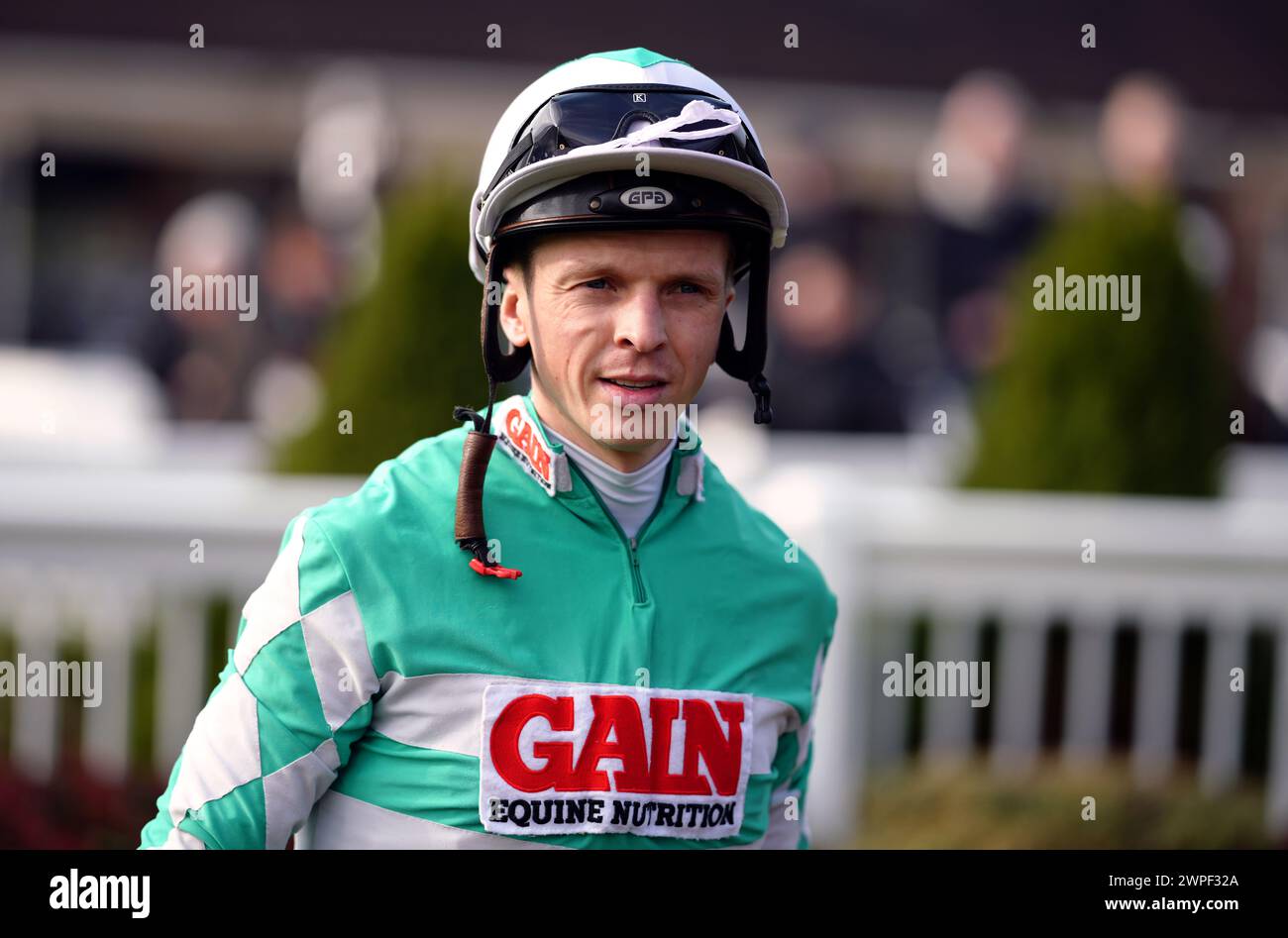 Jockey David Probert at Lingfield Park Racecourse, Surrey. Picture date ...
