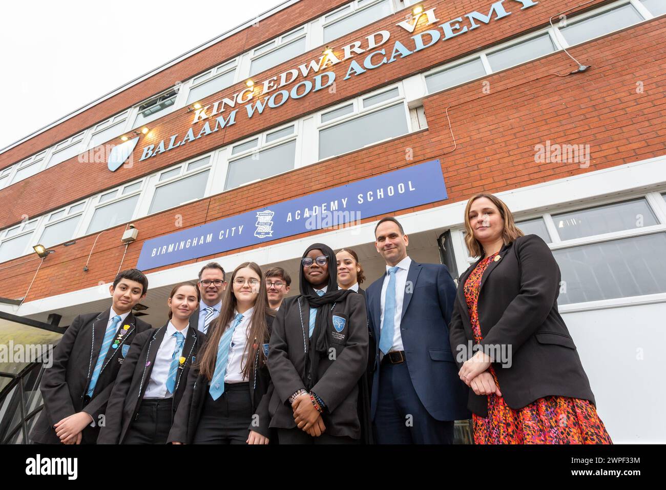 Birmingham, UK. 7th March, 2024. Balhaam Wood Academy in Frankley ...