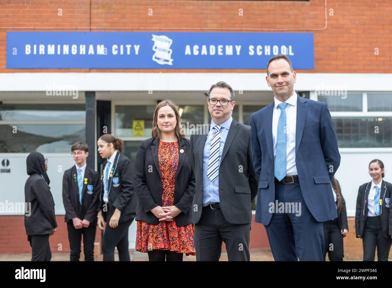 Birmingham, UK. 7th March, 2024. Balhaam Wood Academy in Frankley ...