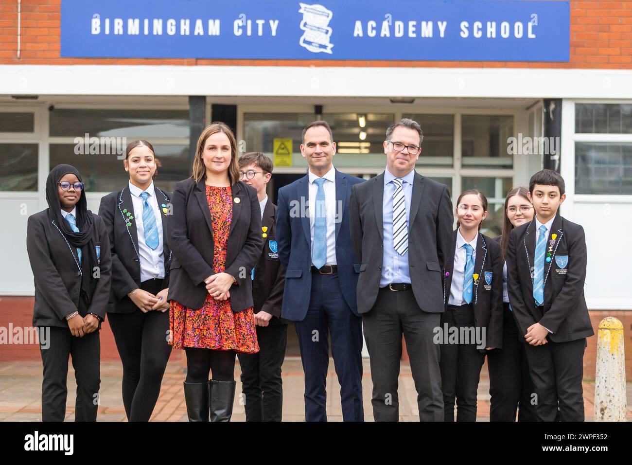 Birmingham, UK. 7th March, 2024. Balhaam Wood Academy in Frankley ...