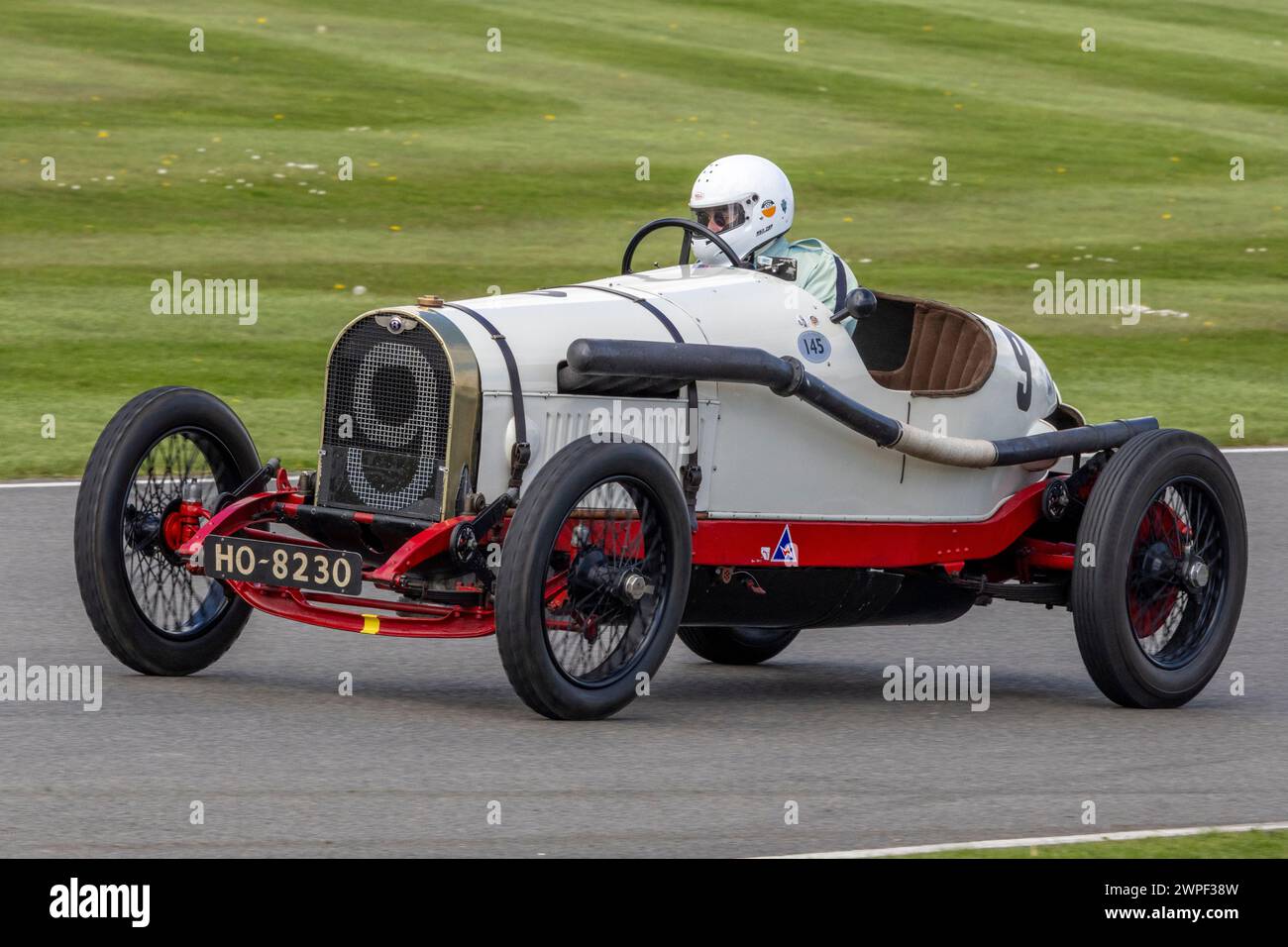 Richard Frankel in his 1921 Bentley 3-Litre TT during the S.F. Edge ...