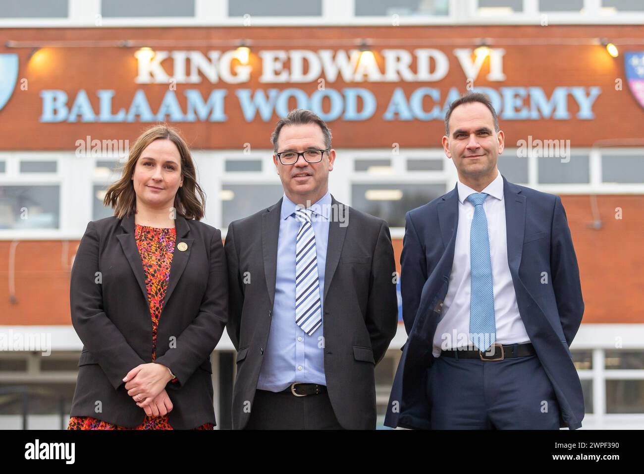 Birmingham, UK. 7th March, 2024. Balhaam Wood Academy in Frankley ...