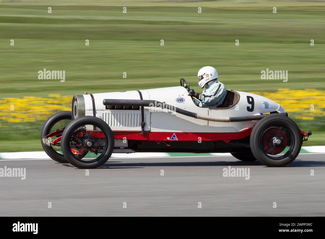 Richard Frankel in his 1921 Bentley 3-Litre TT during the S.F. Edge ...