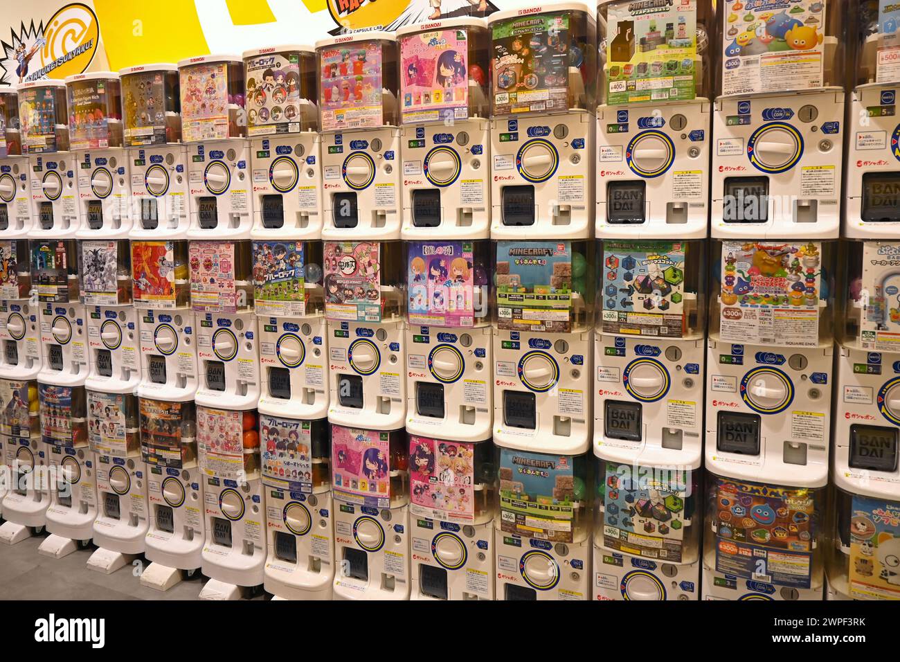 Gashapon (Gachapon) vending machine capsule toys – Tokyo, Japan – 26 ...