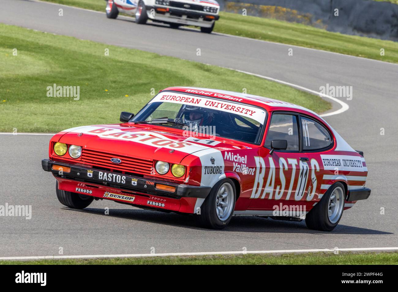 Richard Meins in his 1980 Ford Capri III 3.0S during the Gordon Spice ...