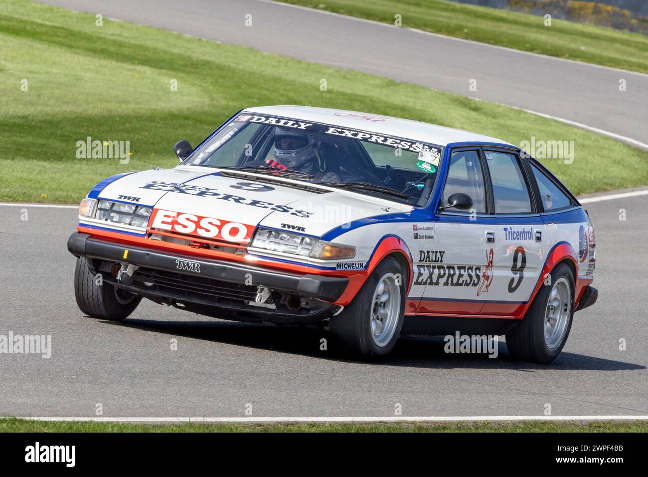 John Saunders in his 1981 Rover 3500 SDI during the Gordon Spice Trophy ...