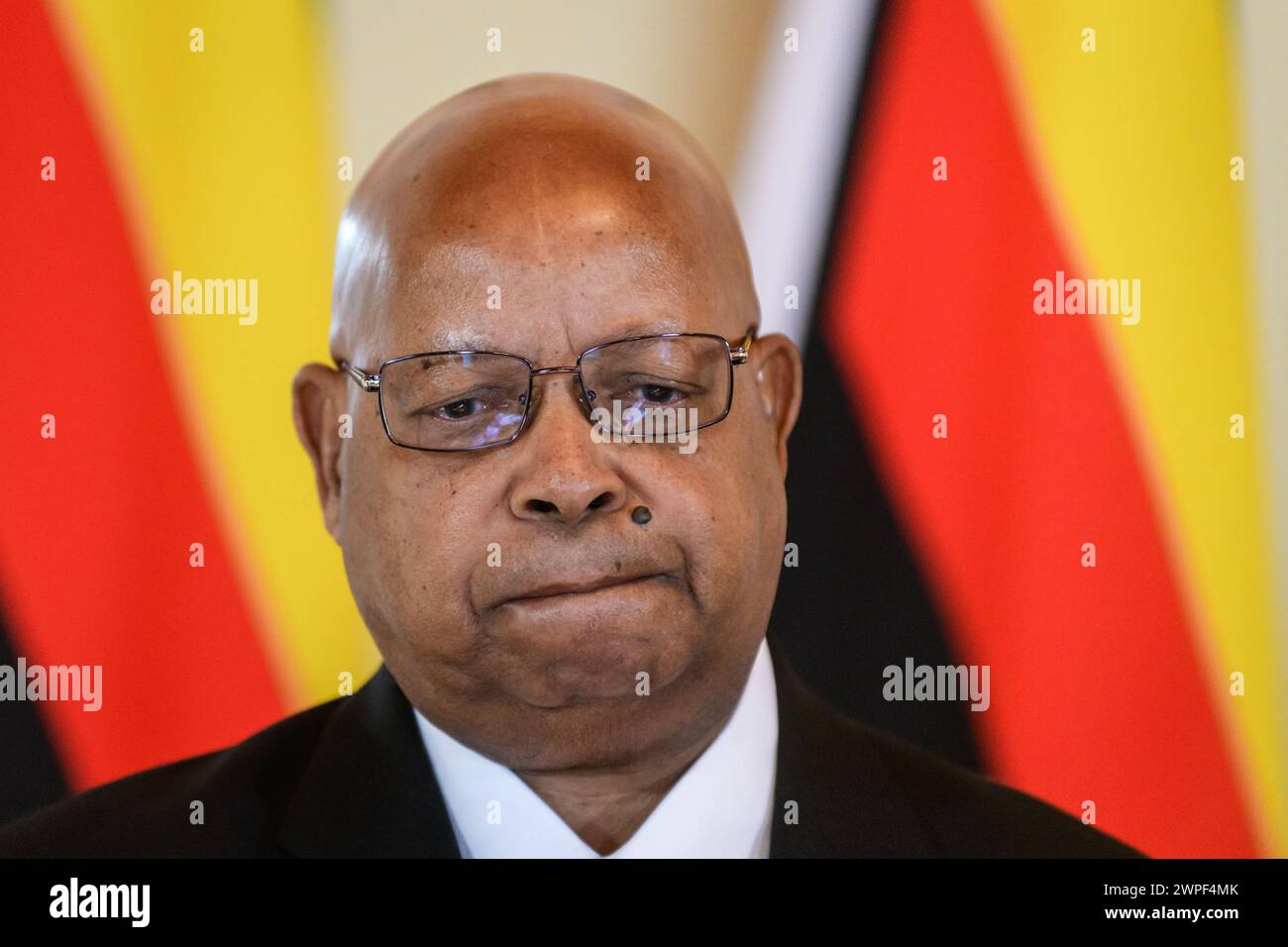 RIGA, LATVIA. 6th March 2024. Jacob Francis Nzwidamilimo Mudenda (at ...