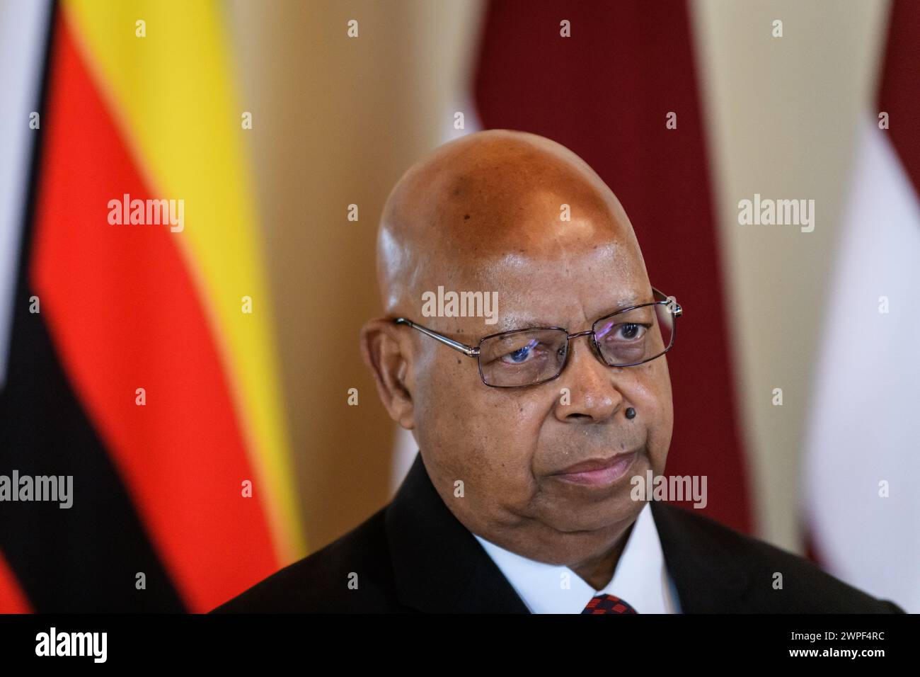 RIGA, LATVIA. 6th March 2024. Jacob Francis Nzwidamilimo Mudenda (at ...