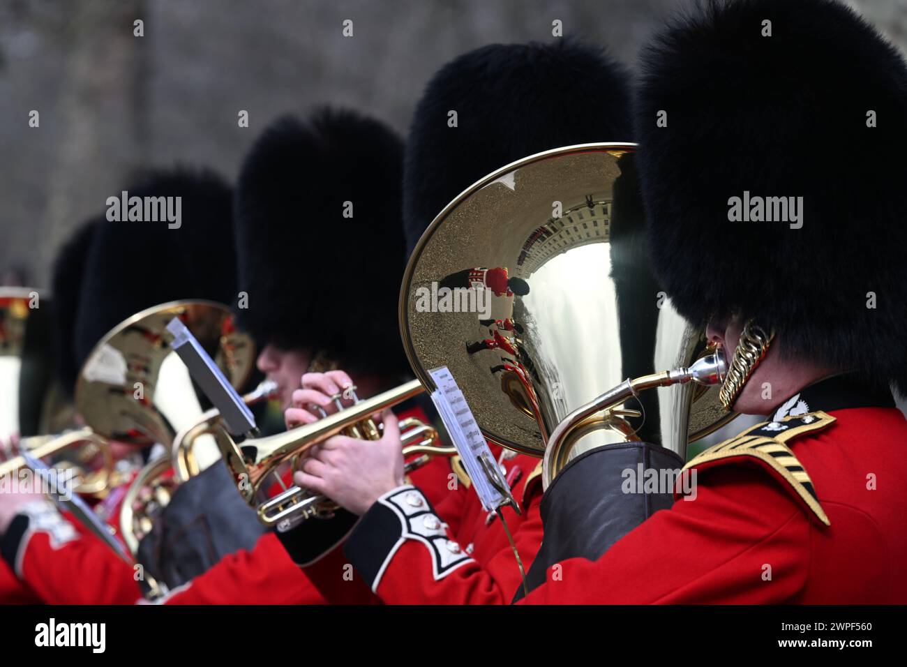 Major general james bowder commanding the household division hi-res ...
