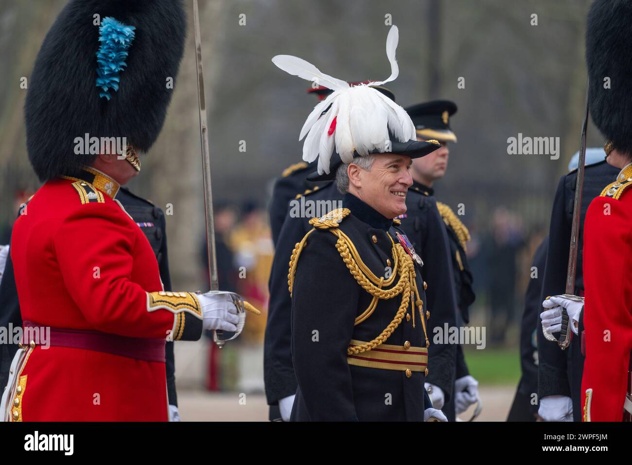 Wellington Barracks, London, UK. 7th Mar, 2024. The Major General's ...