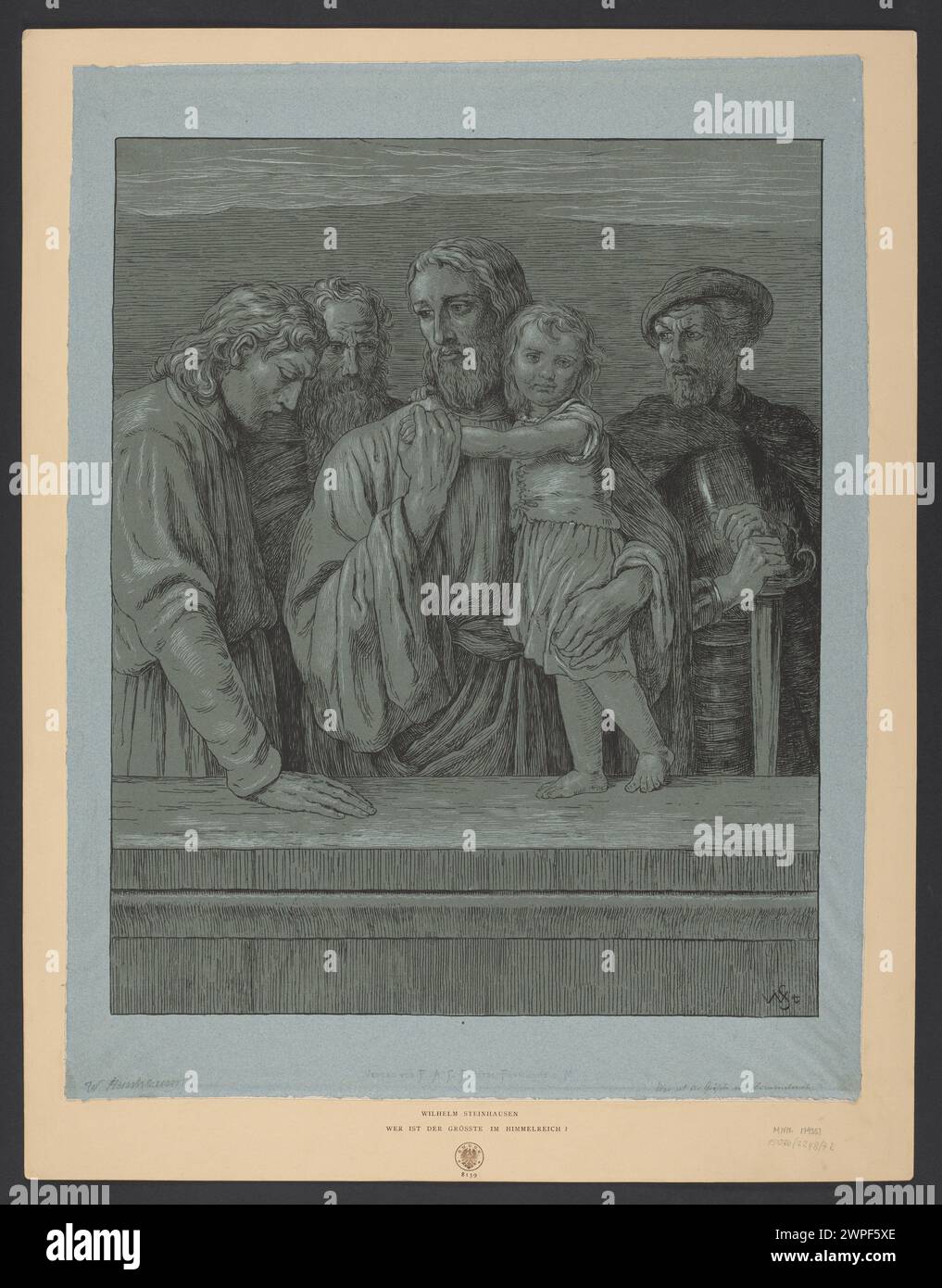 Painting 'Who is the Largest in the Kingdom of Heaven' by Wilhelm ...