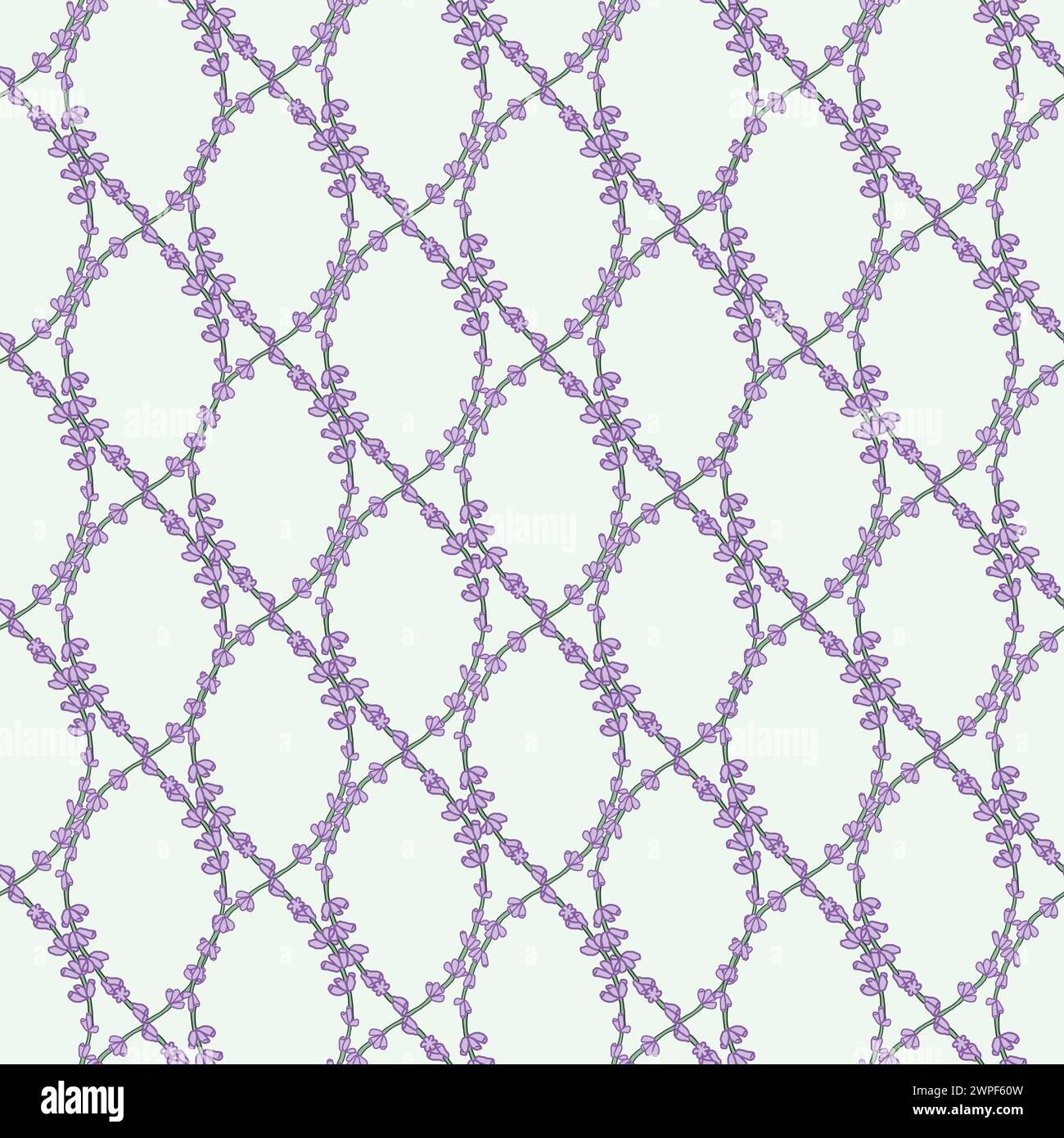 Lavender colorful flower seamless pattern for textile, fabric ...