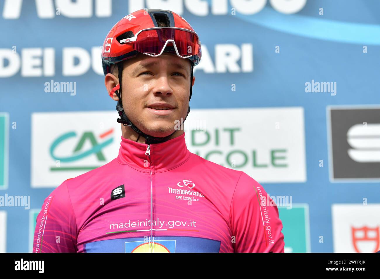 Giulianova, Italy. 07th Mar, 2024. Jonathan Milan (Ita - Team Lidl Trek ...
