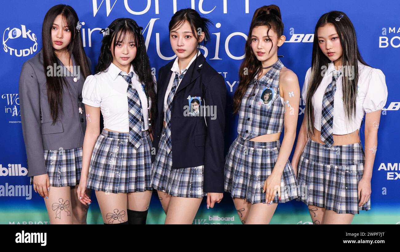 INGLEWOOD, LOS ANGELES, CALIFORNIA, USA - MARCH 06: Hyein, Hanni Pham ...