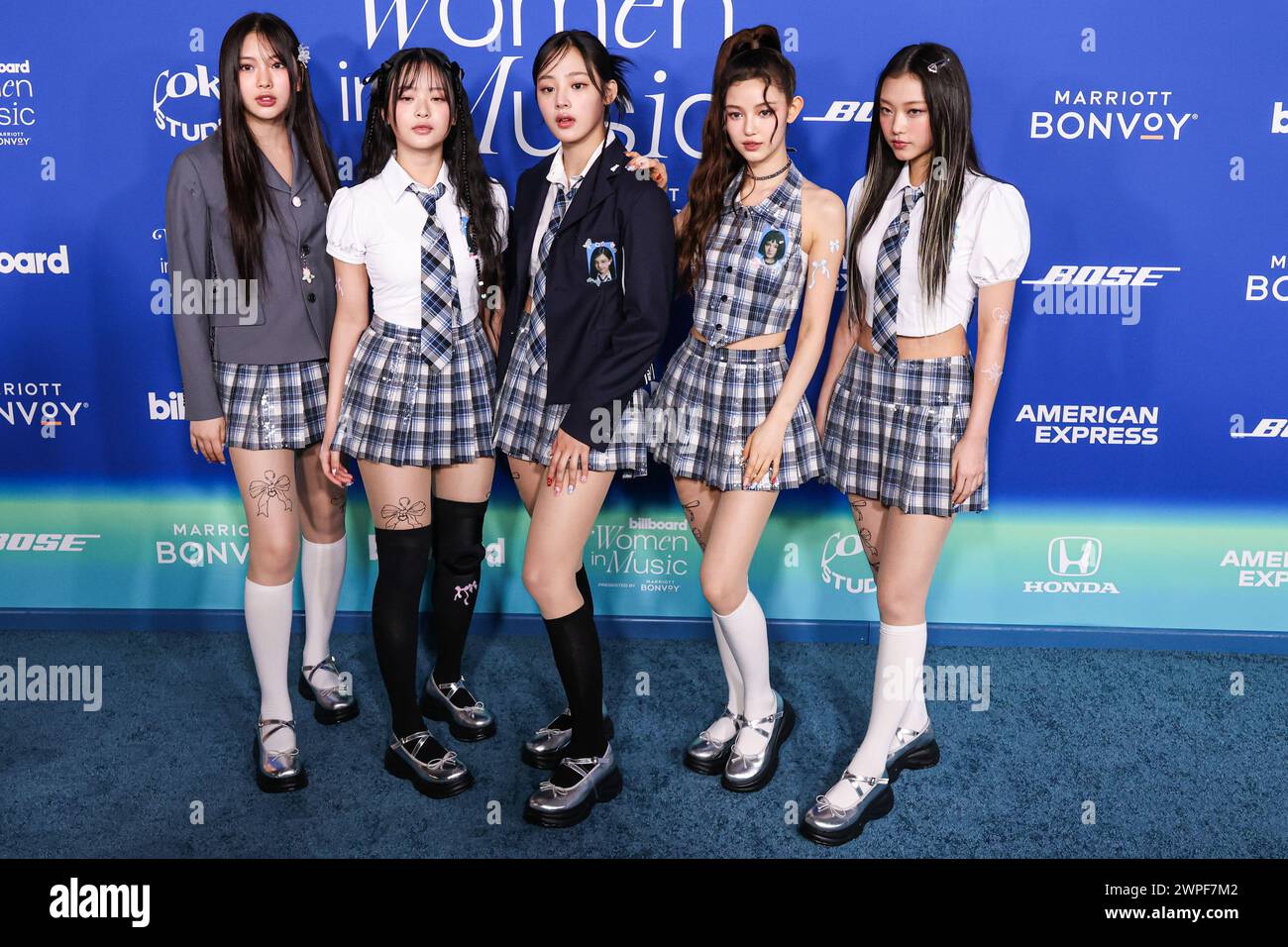 INGLEWOOD, LOS ANGELES, CALIFORNIA, USA - MARCH 06: Hyein, Hanni Pham ...