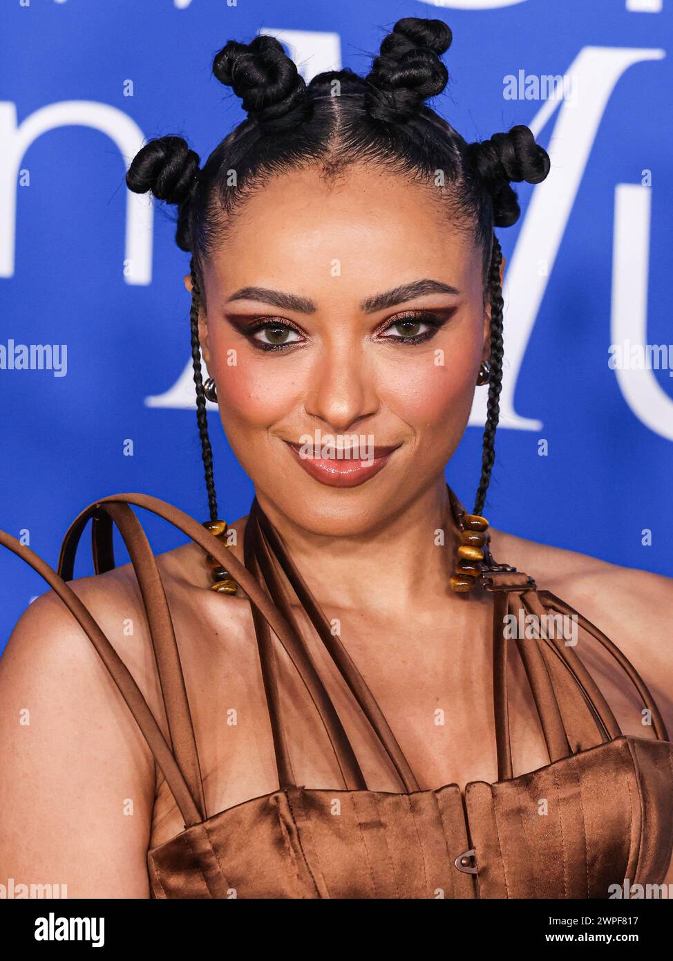 INGLEWOOD, LOS ANGELES, CALIFORNIA, USA - MARCH 06: Kat Graham arrives ...