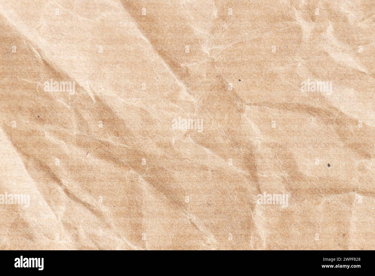 Crumpled brown paper texture background. Full frame Stock Photo - Alamy