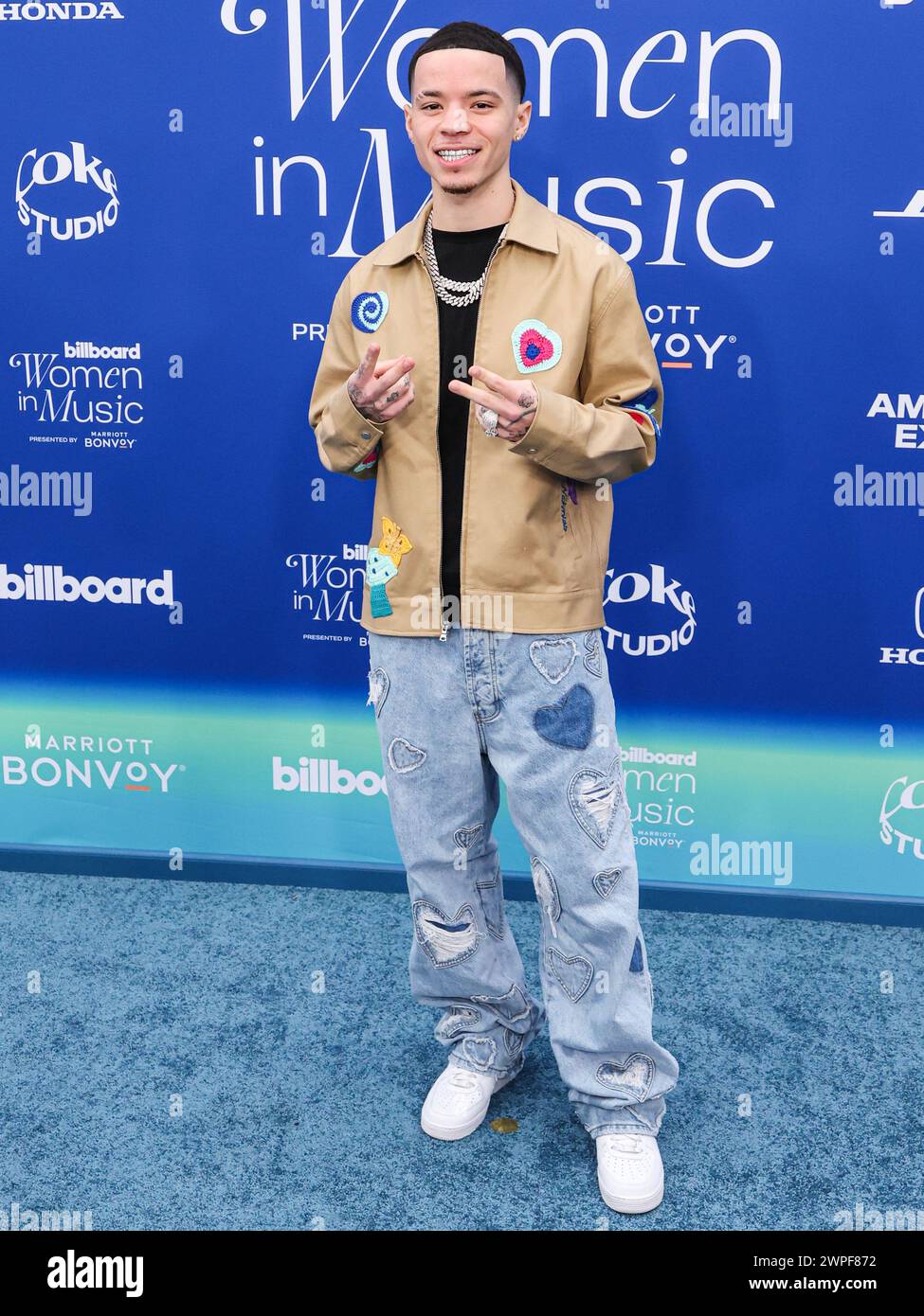 INGLEWOOD, LOS ANGELES, CALIFORNIA, USA - MARCH 06: Lil Mosey arrives ...