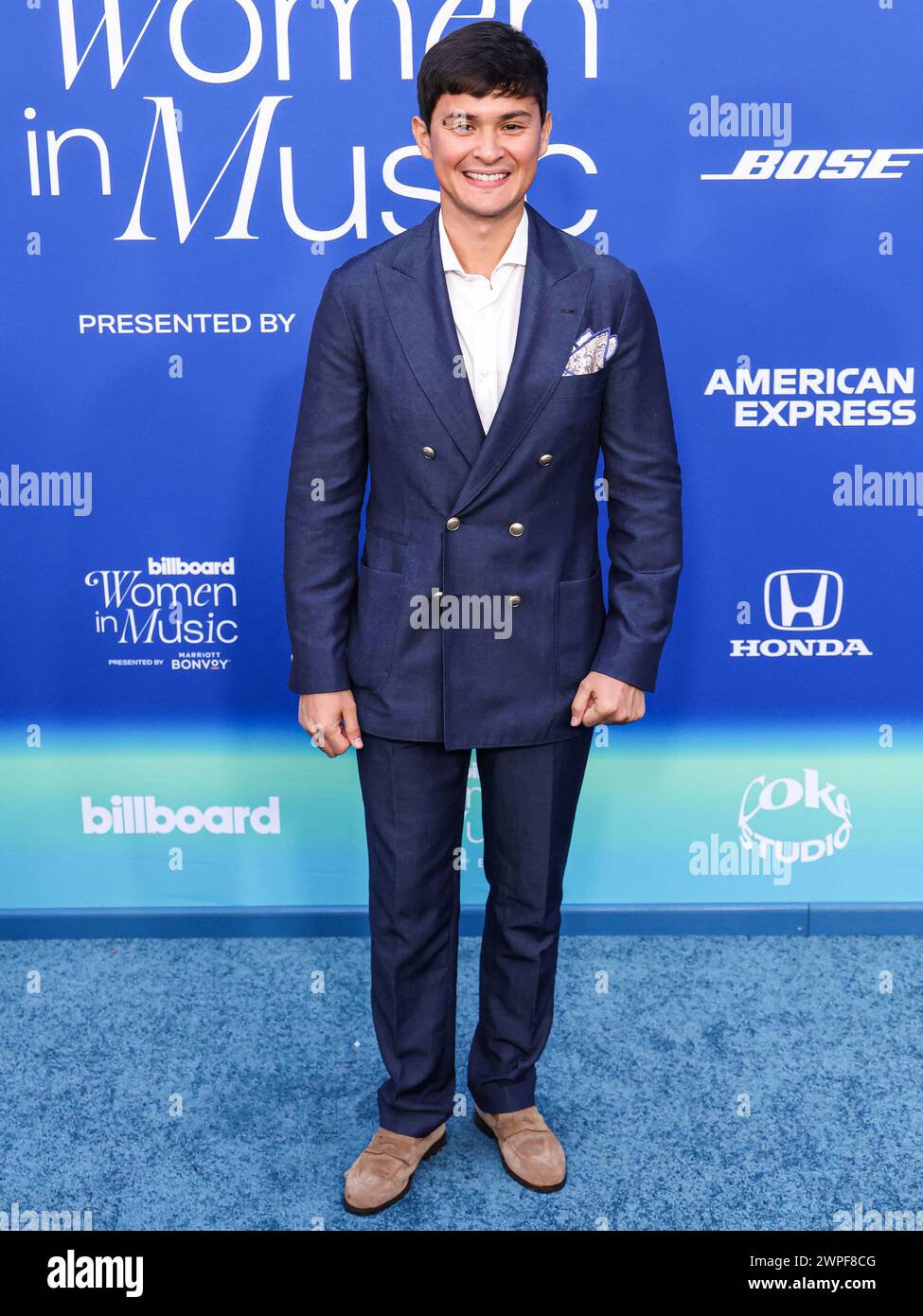 INGLEWOOD, LOS ANGELES, CALIFORNIA, USA - MARCH 06: Matteo Guidicelli ...
