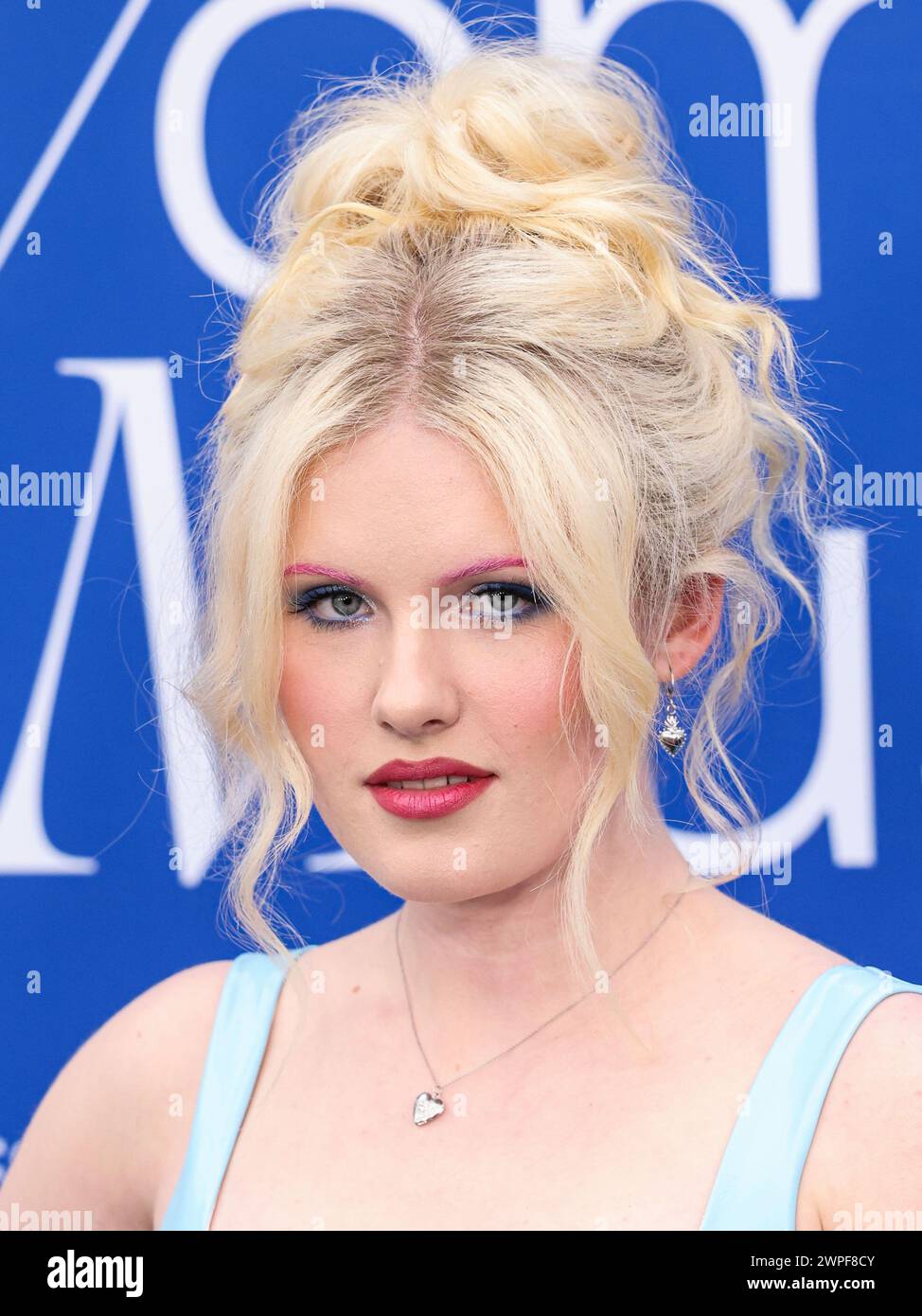 INGLEWOOD, LOS ANGELES, CALIFORNIA, USA - MARCH 06: Meg Smith arrives ...