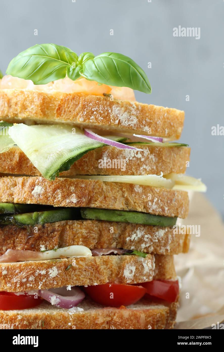 Big stack burger hi-res stock photography and images - Alamy