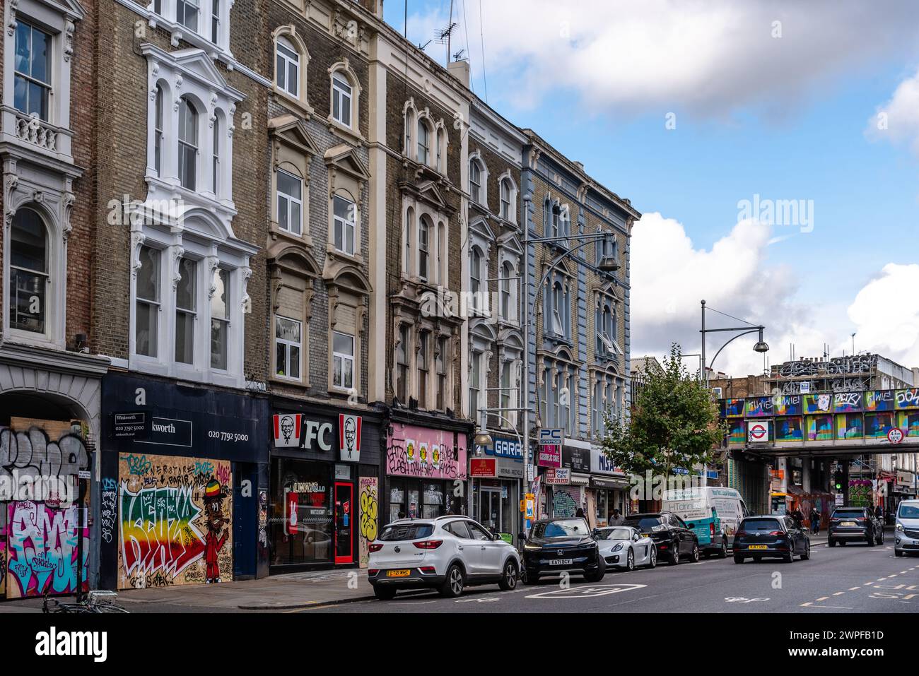 London, UK - August 26, 2023: Ladbroke Grove in Notting Hill Stock ...