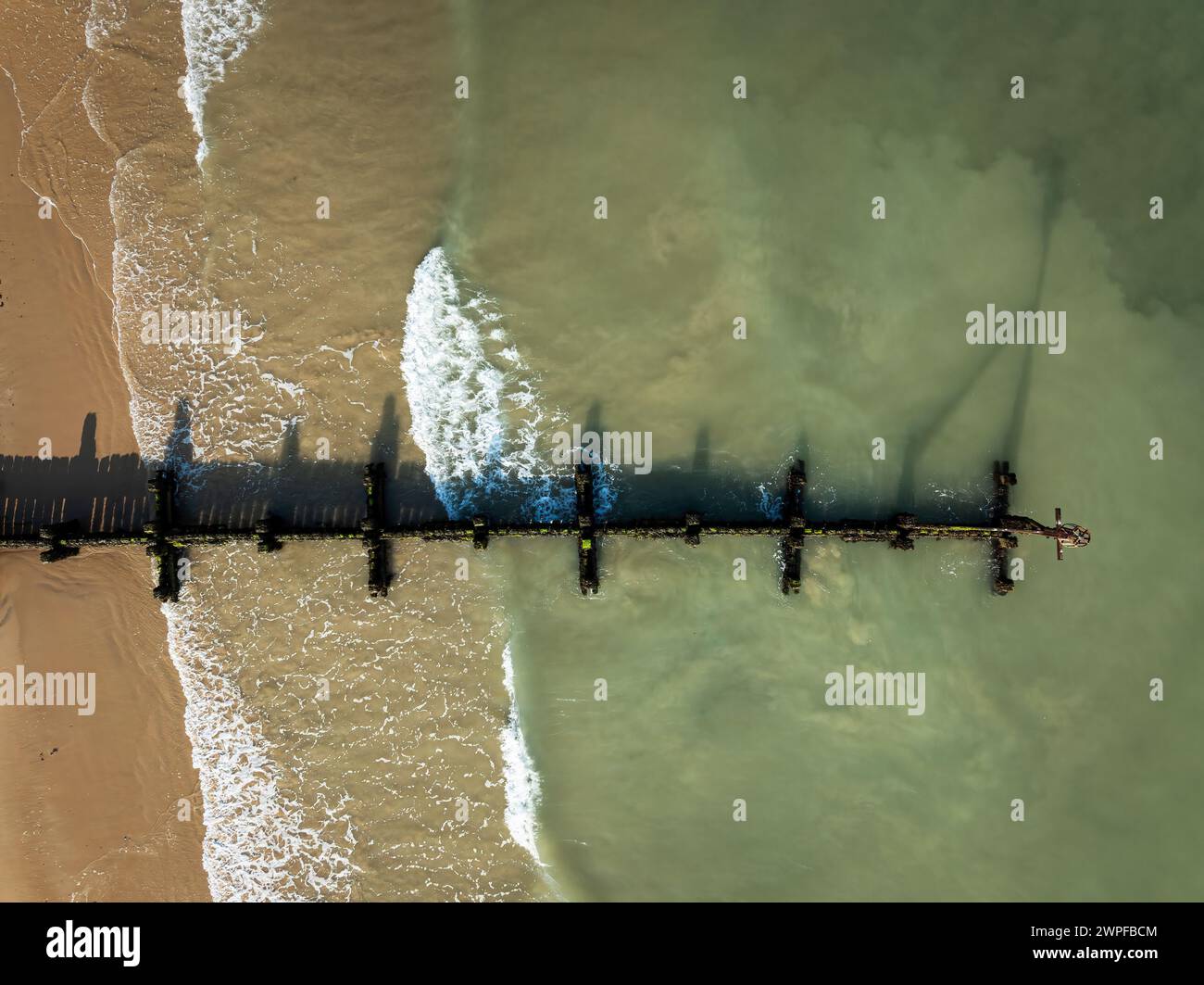 Coastal Groyne at Sheringham, Norfolk, UK Stock Photo - Alamy