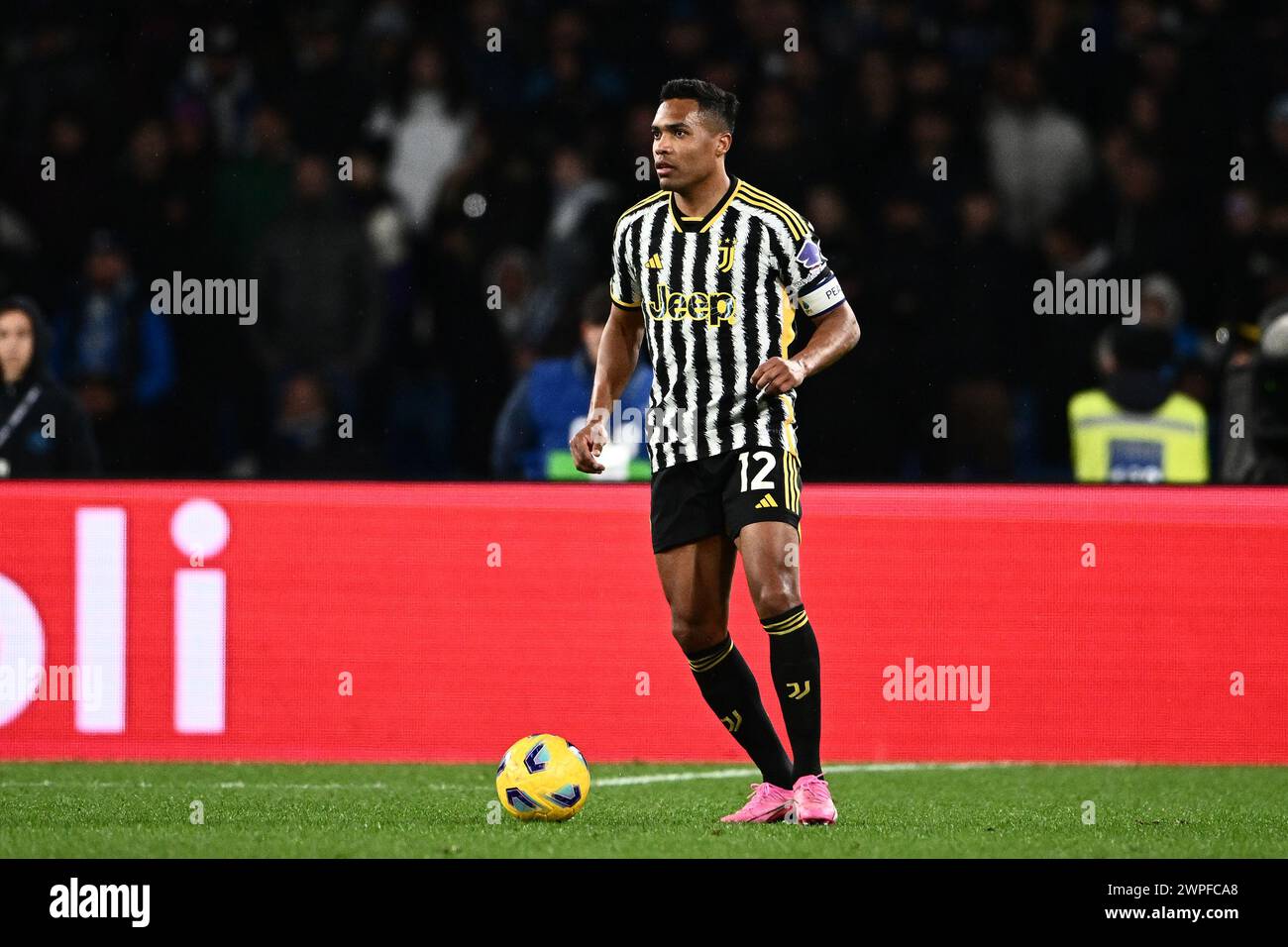 Alex Sandro of Juventus FC in action during the Serie A TIM match ...