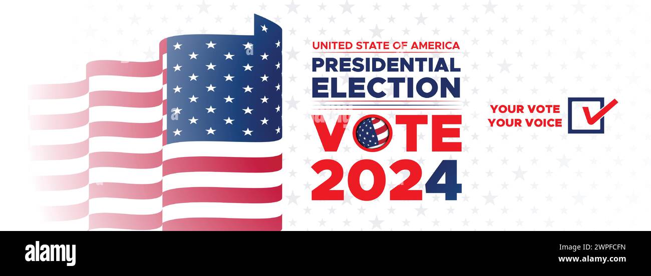 Presidential election day in the United States. Vote 2024. Election ...