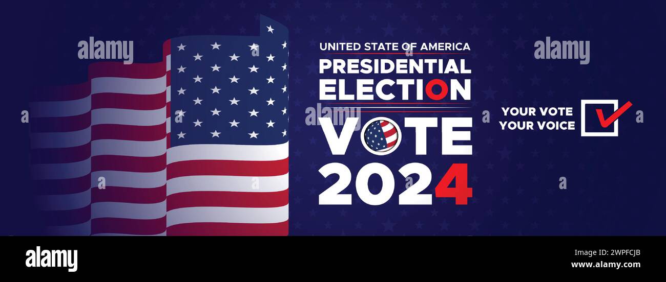 Presidential election day in the United States. Vote 2024. Election ...
