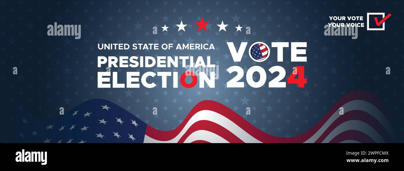 Presidential election day in the United States. Vote 2024. Election ...
