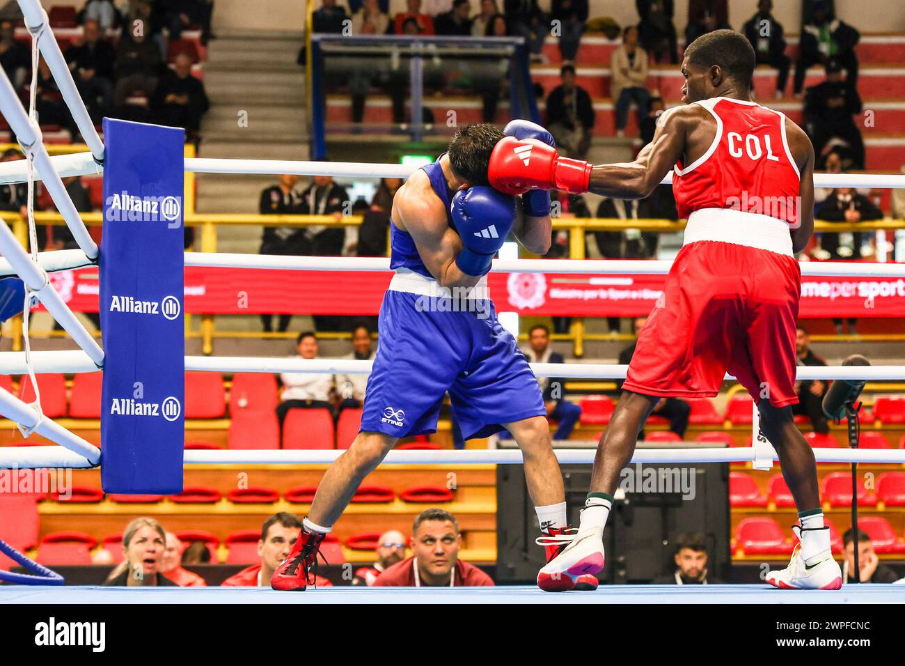 Busto Arsizio, Italy. 06th Mar, 2024. Yuberjen Martinez Rivas (Red) of ...