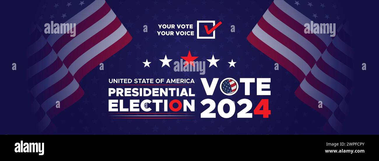 Presidential election day in the United States. Vote 2024. Election ...