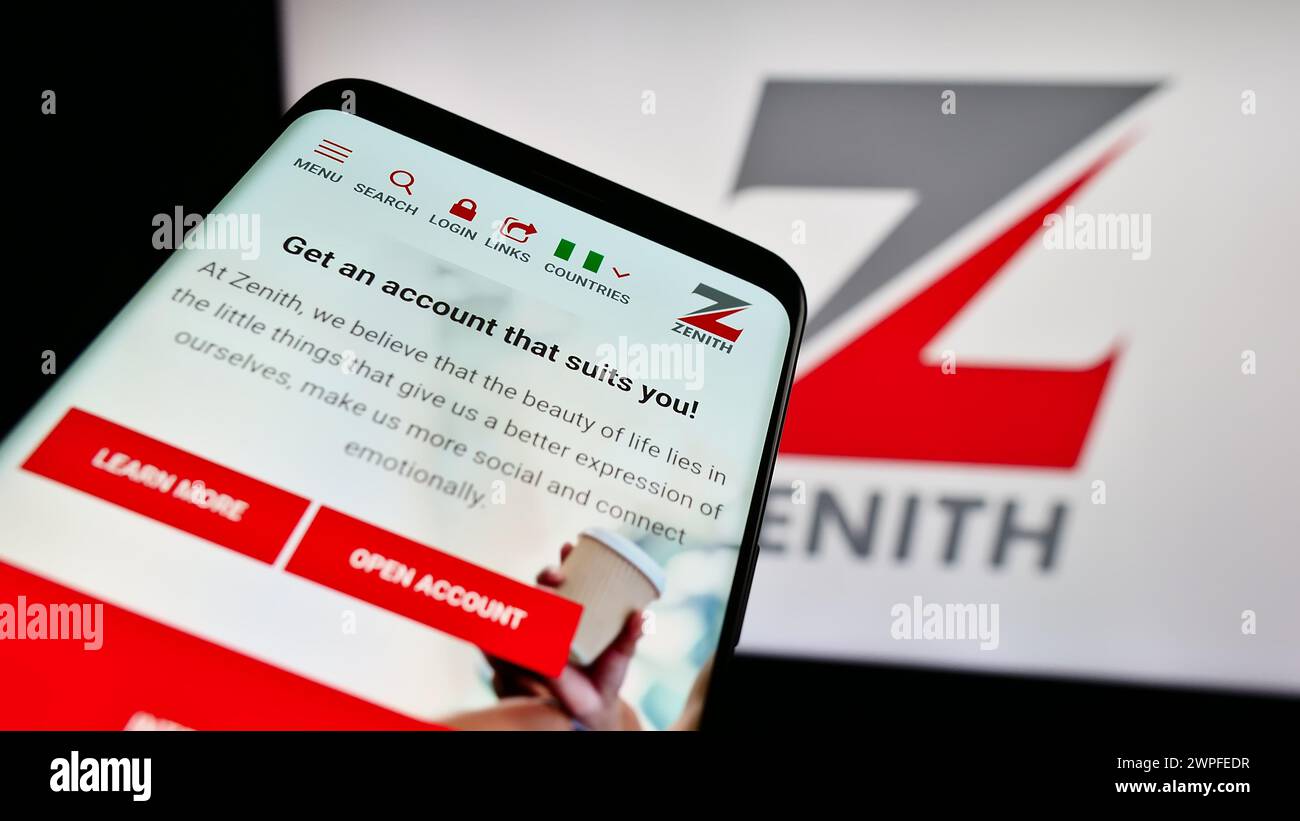 Zenith bank logo hi-res stock photography and images - Alamy