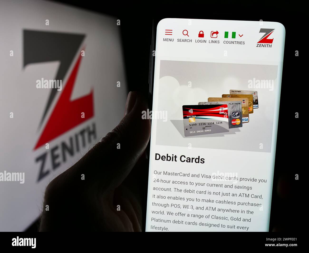 Zenith bank logo hi-res stock photography and images - Alamy