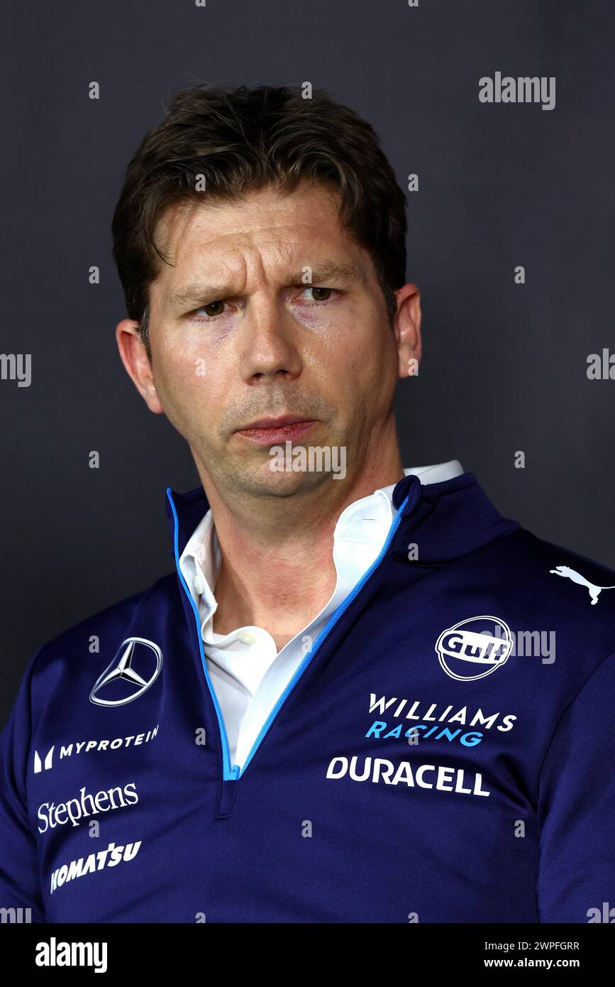 Jeddah, Saudi Arabia. 07th Mar, 2024. James Vowles (GBR) Williams ...