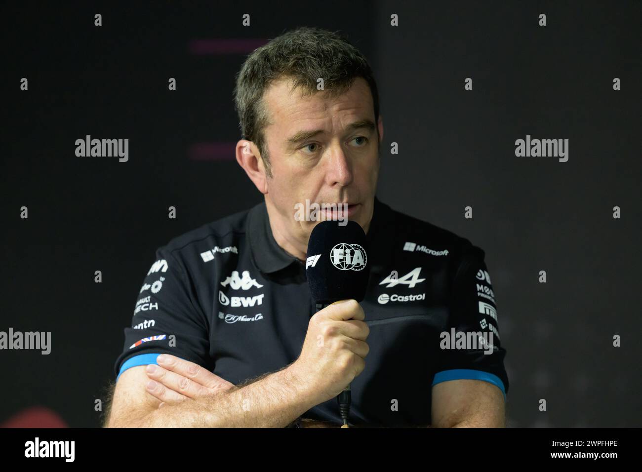 Jeddah, Saudi Arabia. 7th March 2024. Bruno Famin of BWT Alpine F1 Team ...