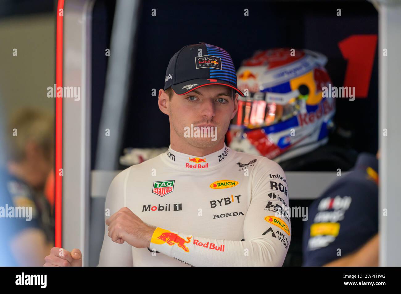 Jeddah, Saudi Arabia. 7th March 2024. Max Verstappen of Oracle Red Bull ... Jeddah, Saudi Arabia. 7th March 2024. Max Verstappen of Oracle Red Bull ...