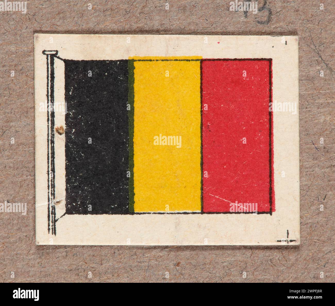 This circular printing, produced circa 1914–1920, depicts the national ...