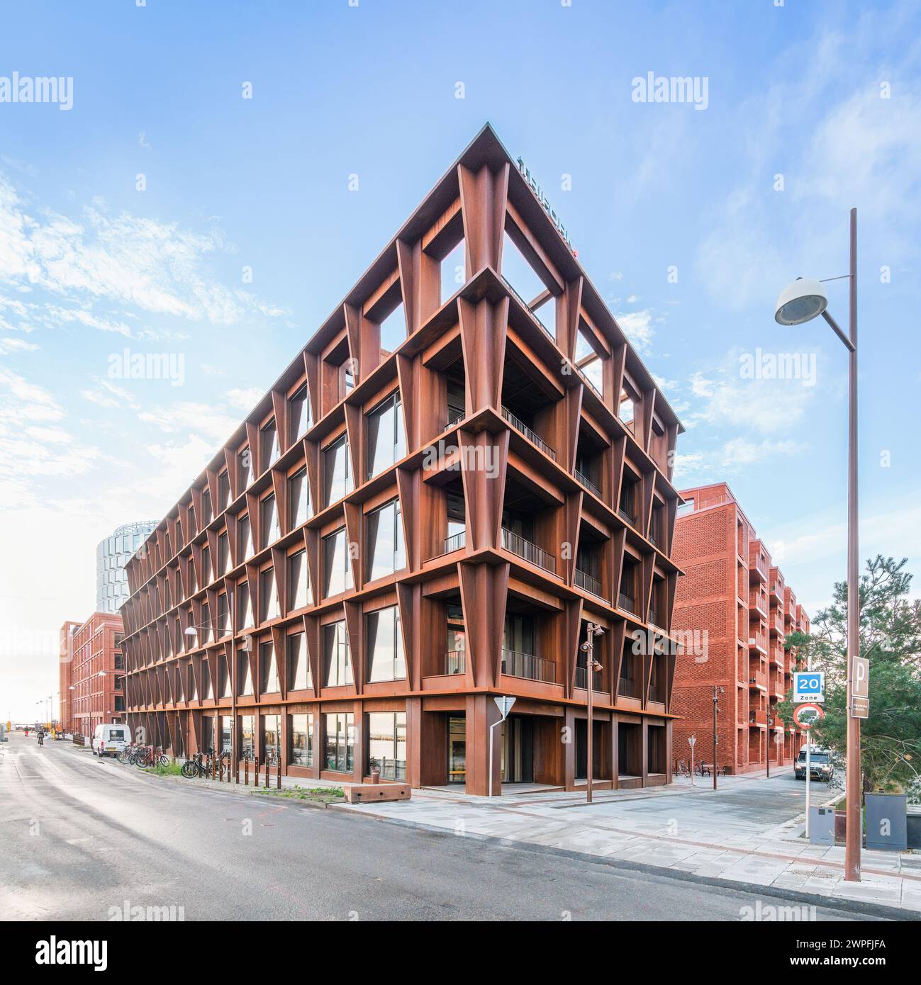 Copenhagen, Denmark - Porten office building by Henning Larsen Stock ...