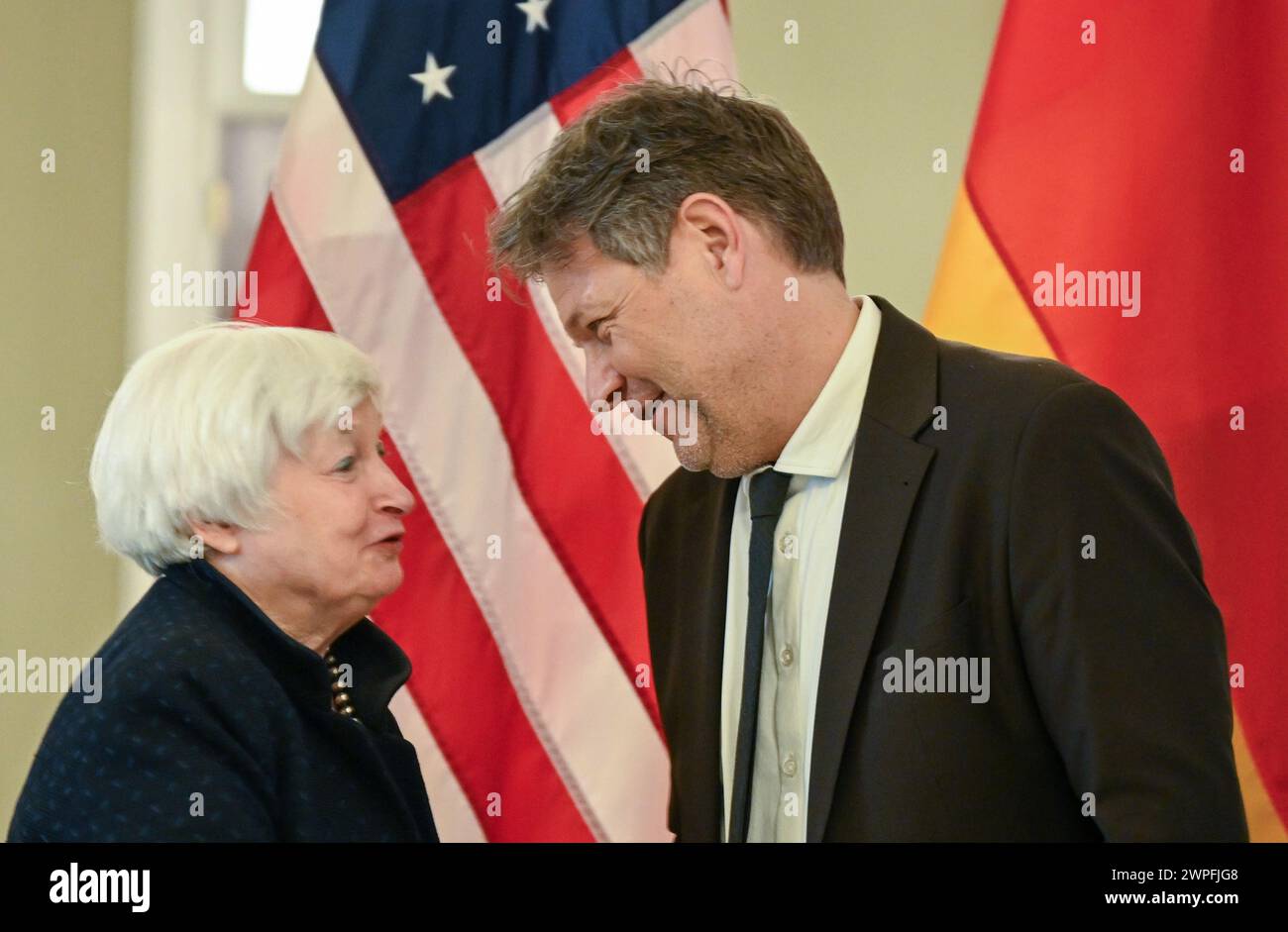 Washington, DC, USA. 07th Mar, 2024. Robert Habeck (Alliance 90/The ...