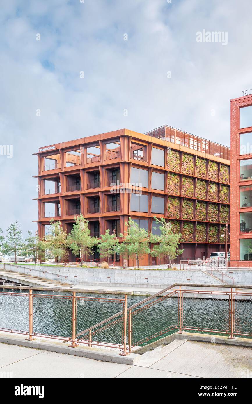 Copenhagen, Denmark - Porten office building by Henning Larsen Stock ...