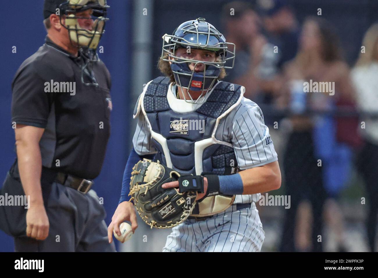North Carolina A&T catcher Canyon Brown (9) in action during an NCAA ...