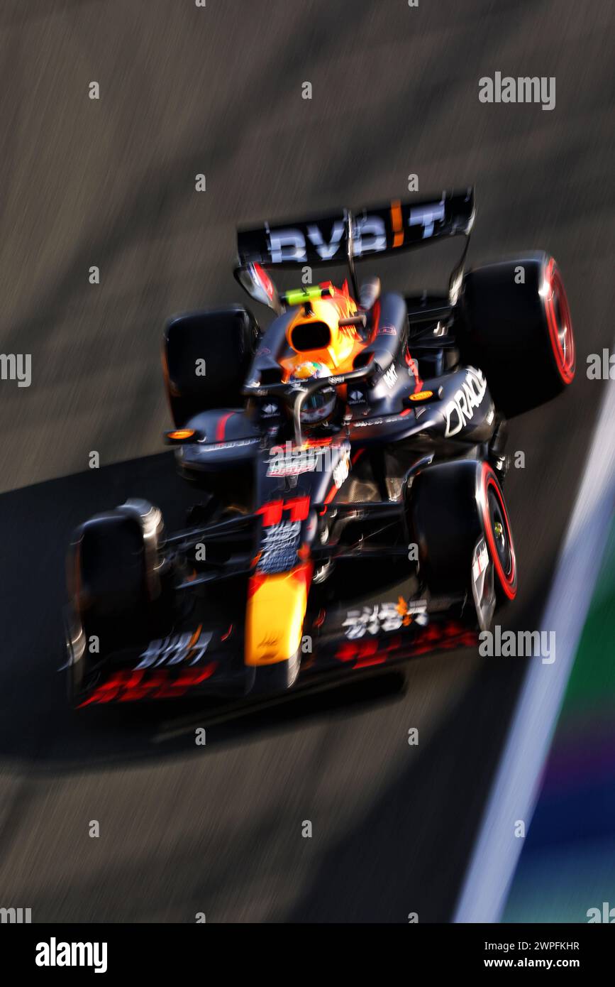 Jeddah, Saudi Arabia. 07th Mar, 2024. Sergio Perez (MEX) Red Bull ...