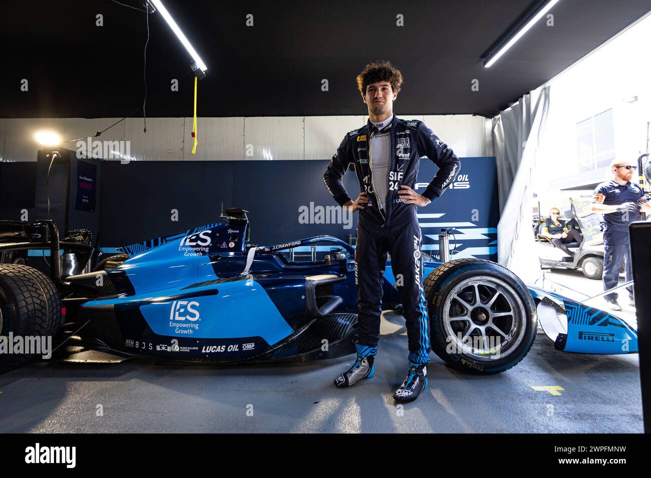 CRAWFORD Jak (usa), DAMS Lucas Oil, Dallara F2 2024, portrait during ...